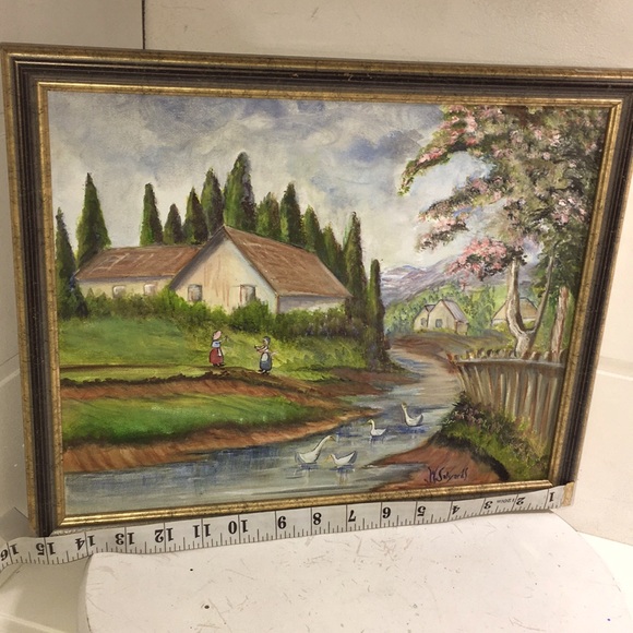 Art | Vintage Framed Oil Painting Shenandoah Valley Artist | Poshmark